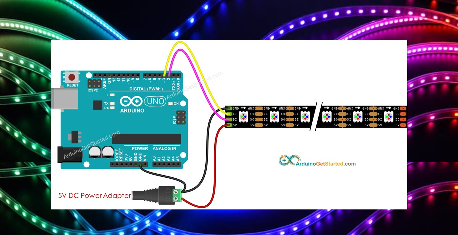 Arduino Dotstar Led Strip Arduino Tutorial
